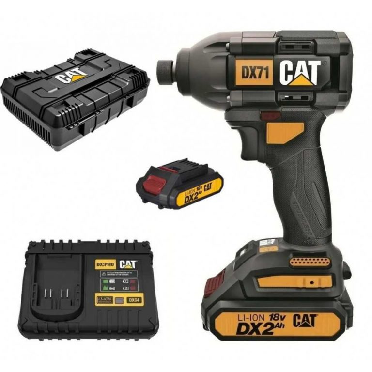 ATORNILLADOR DE IMPACTO INAL 1/4″ HEX 18V LI+2BAT+CARGADOR DX71 CAT ...